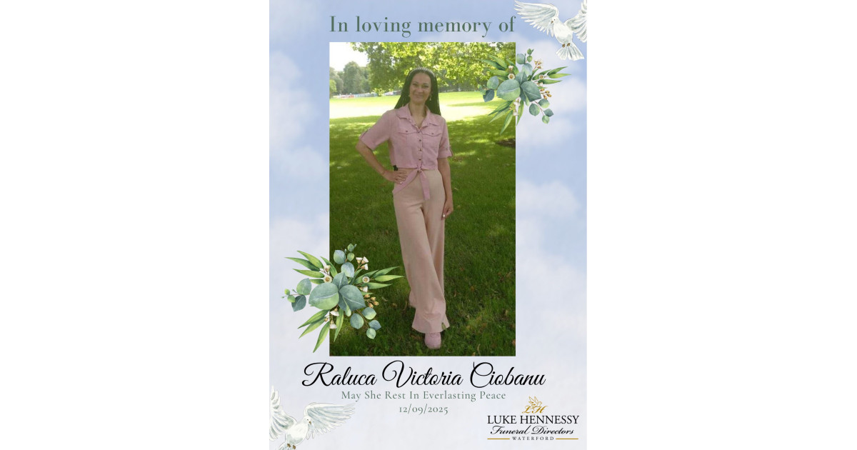 Raluca Victoria Ciobanu - RIP Ireland